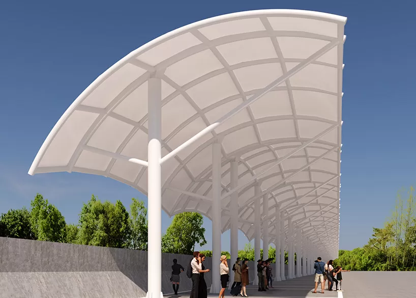 Membrane Structure, Space Steel Structures Design & Installation--WANHAO